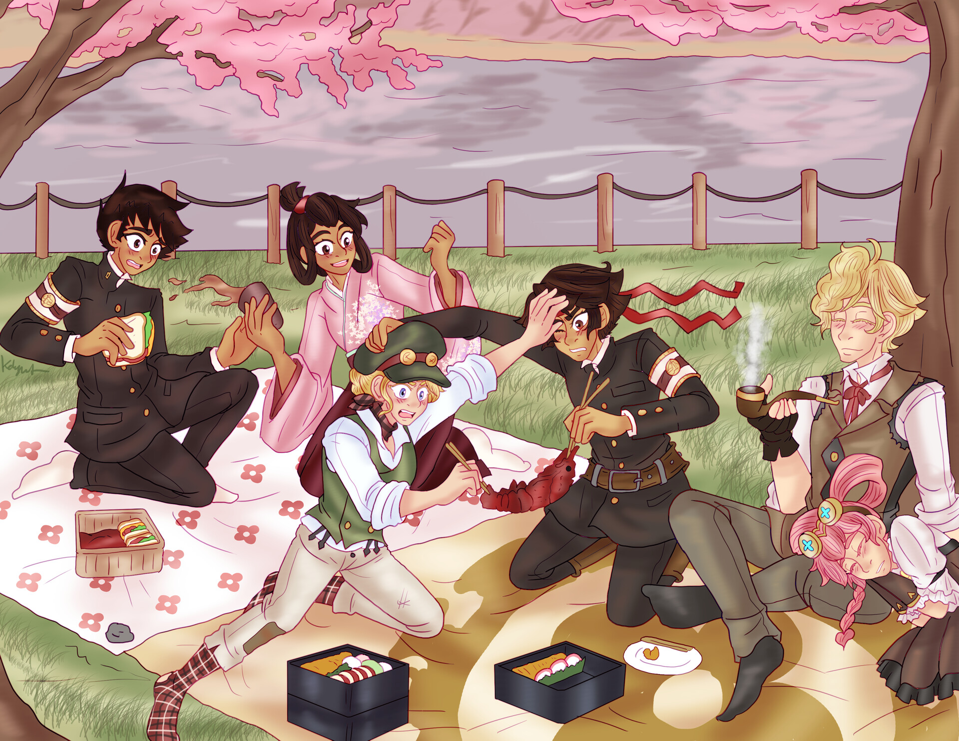 ArtStation - Dai Gyakuten Saiban 5th Anniversary