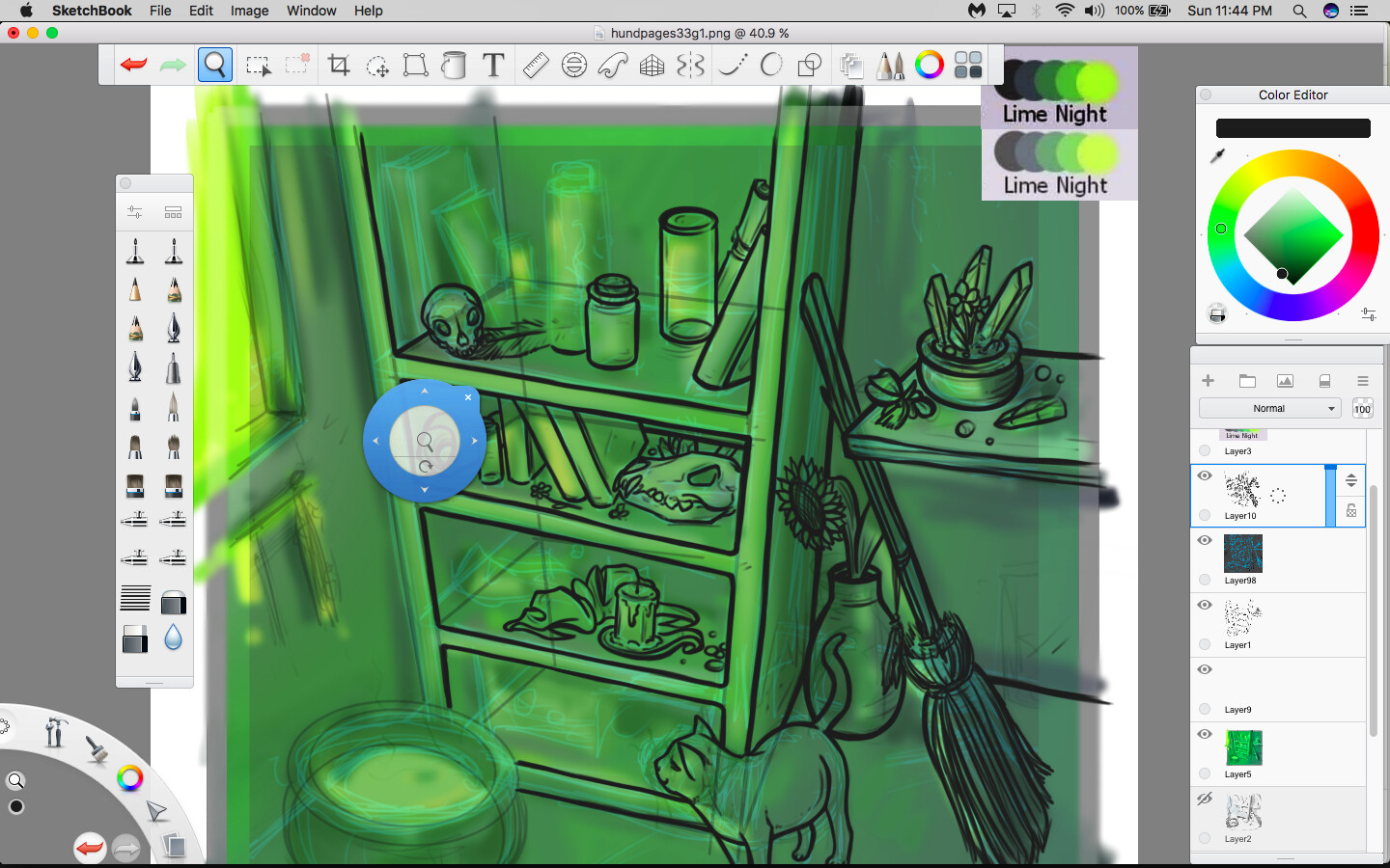 ArtStation - Green Fun - Digital WIP