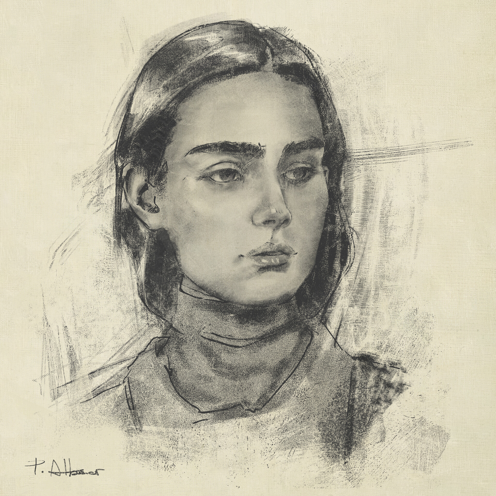 ArtStation - Portrait study