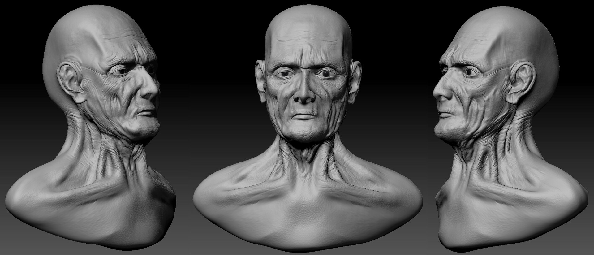 ArtStation - old man face