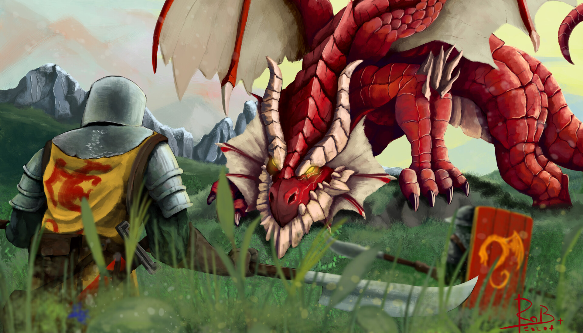 ArtStation - Dragon Hunters