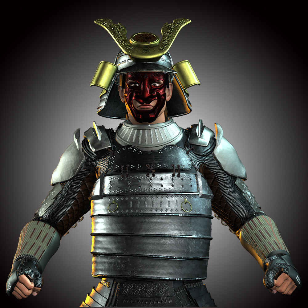 ArtStation - Character Creator Outfits: YC-J-SAMURAISUIT