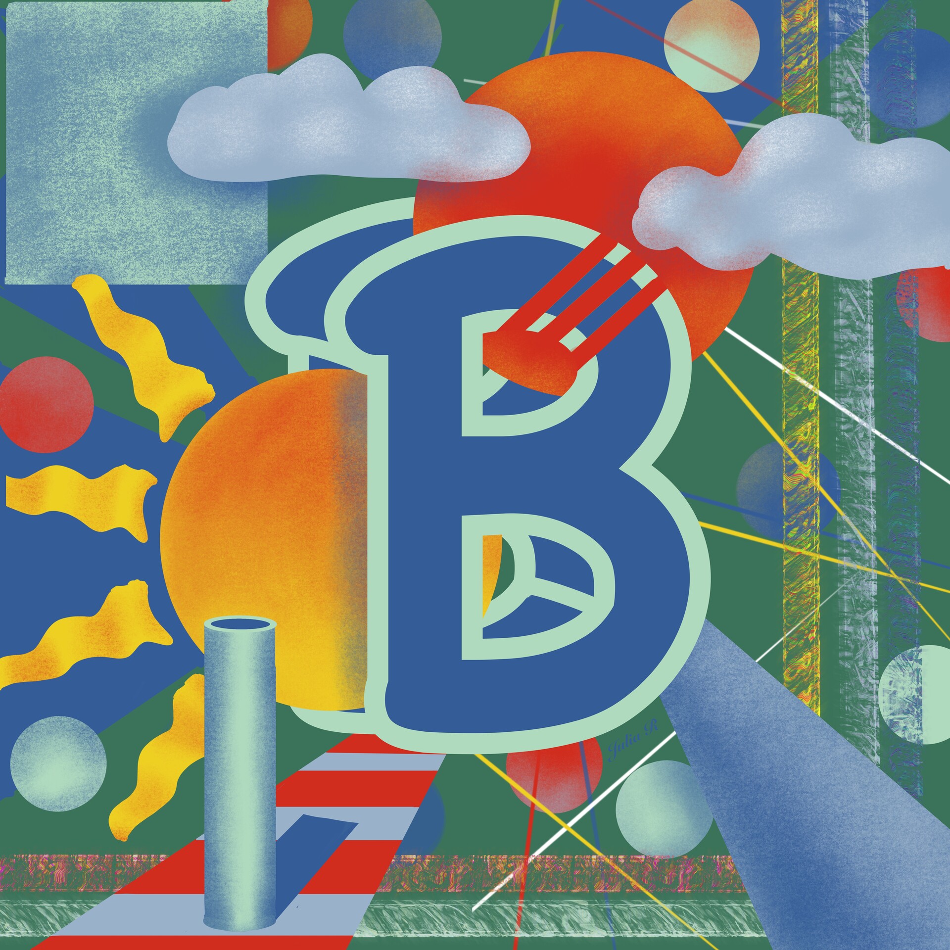 ArtStation - Letter B