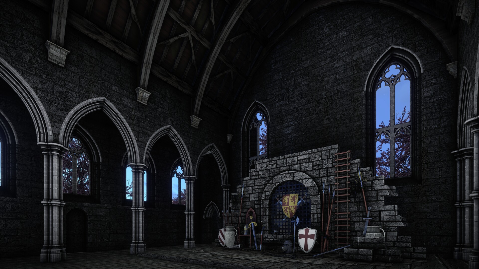 Dark Fantasy Castles Interior