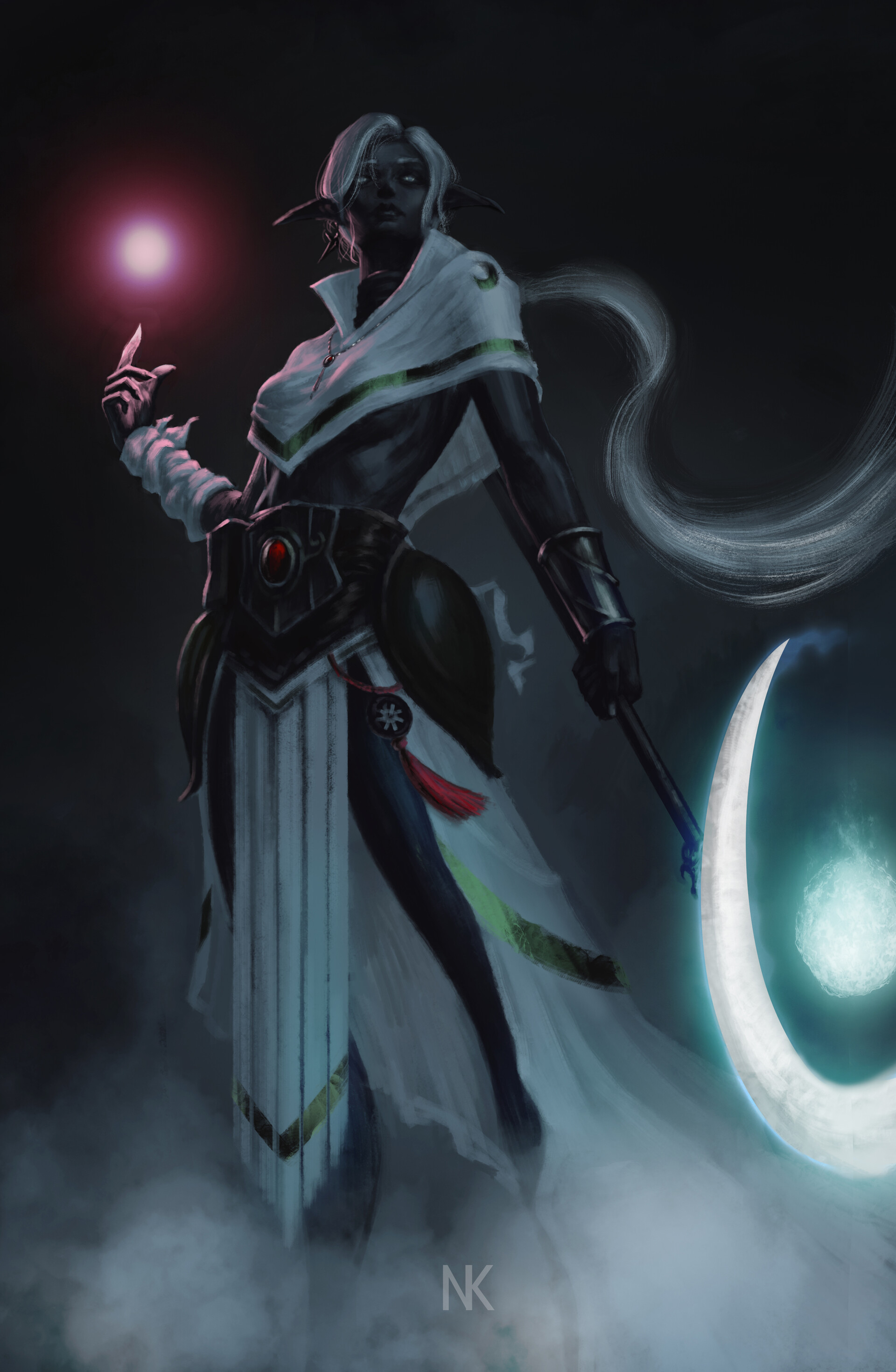 ArtStation - Mystic Dark Elf