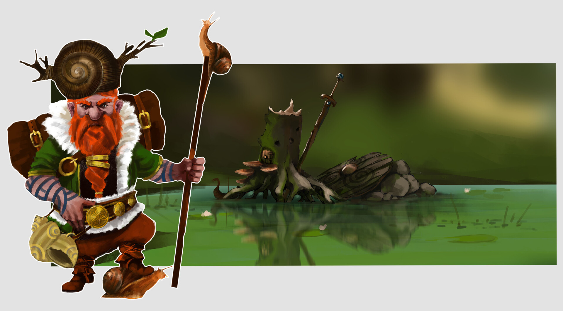 ArtStation - forest dwarf