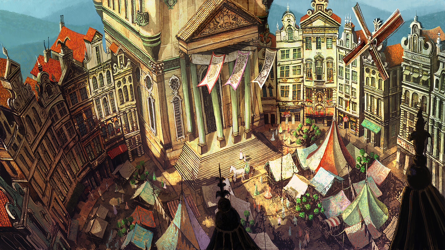 August Hall - Concept Art