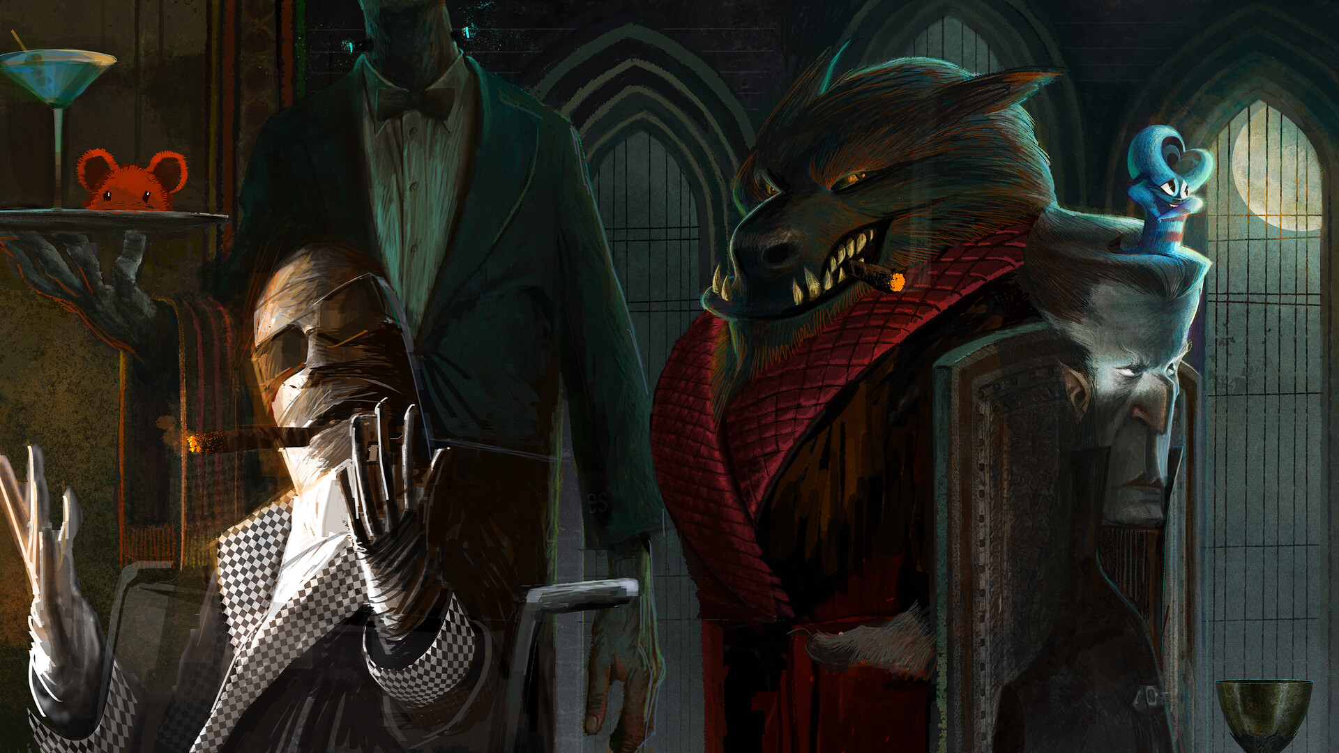 August Hall - Concept Art