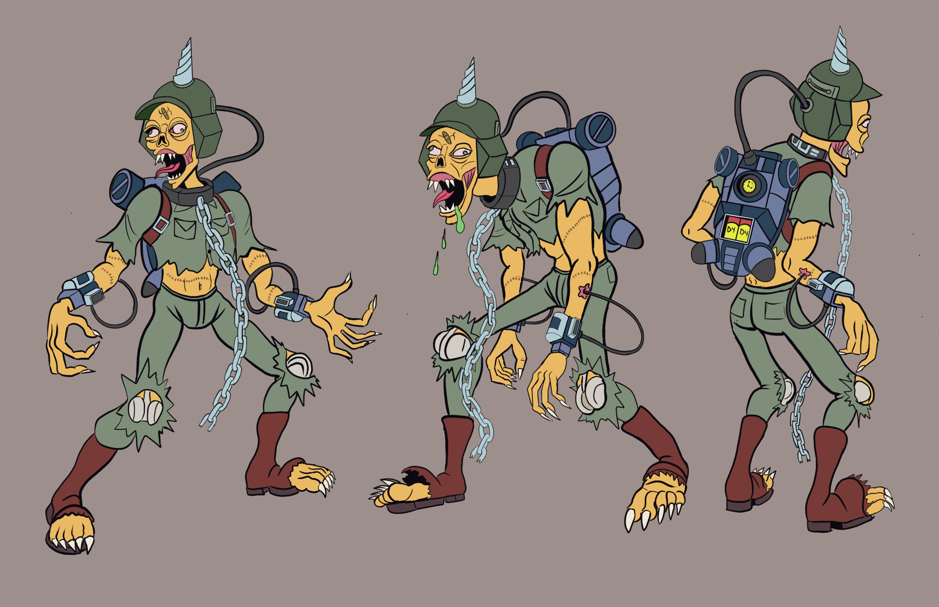 ArtStation - Stan Kablam - Zombie Soldier