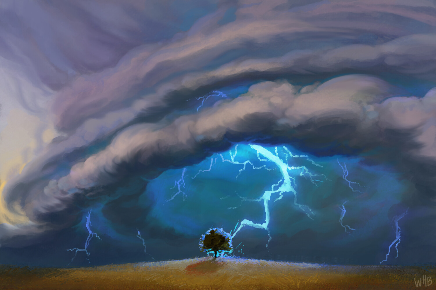 storm cloud artwork
