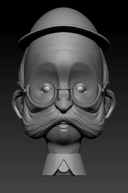 ArtStation - (the coward) cartoon head