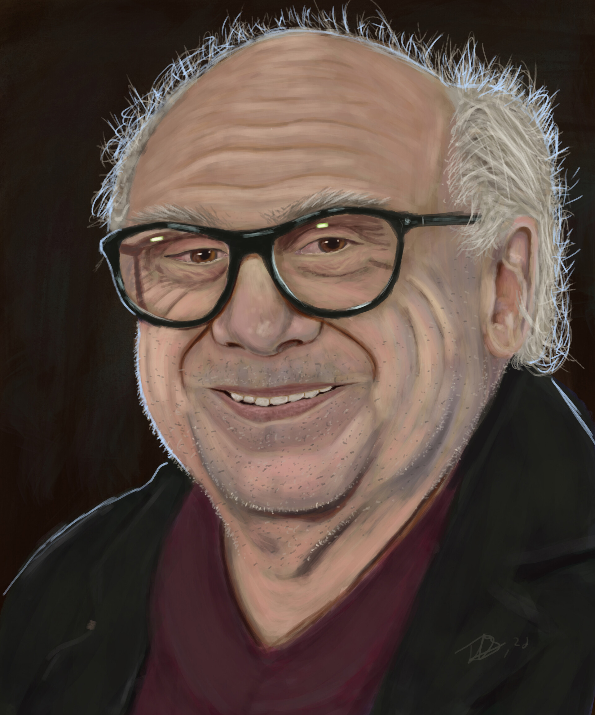 ArtStation - Danny Devito: Portrait