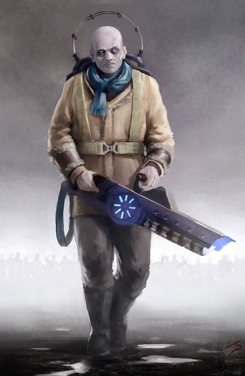 ArtStation - Concept Soldier Sketch