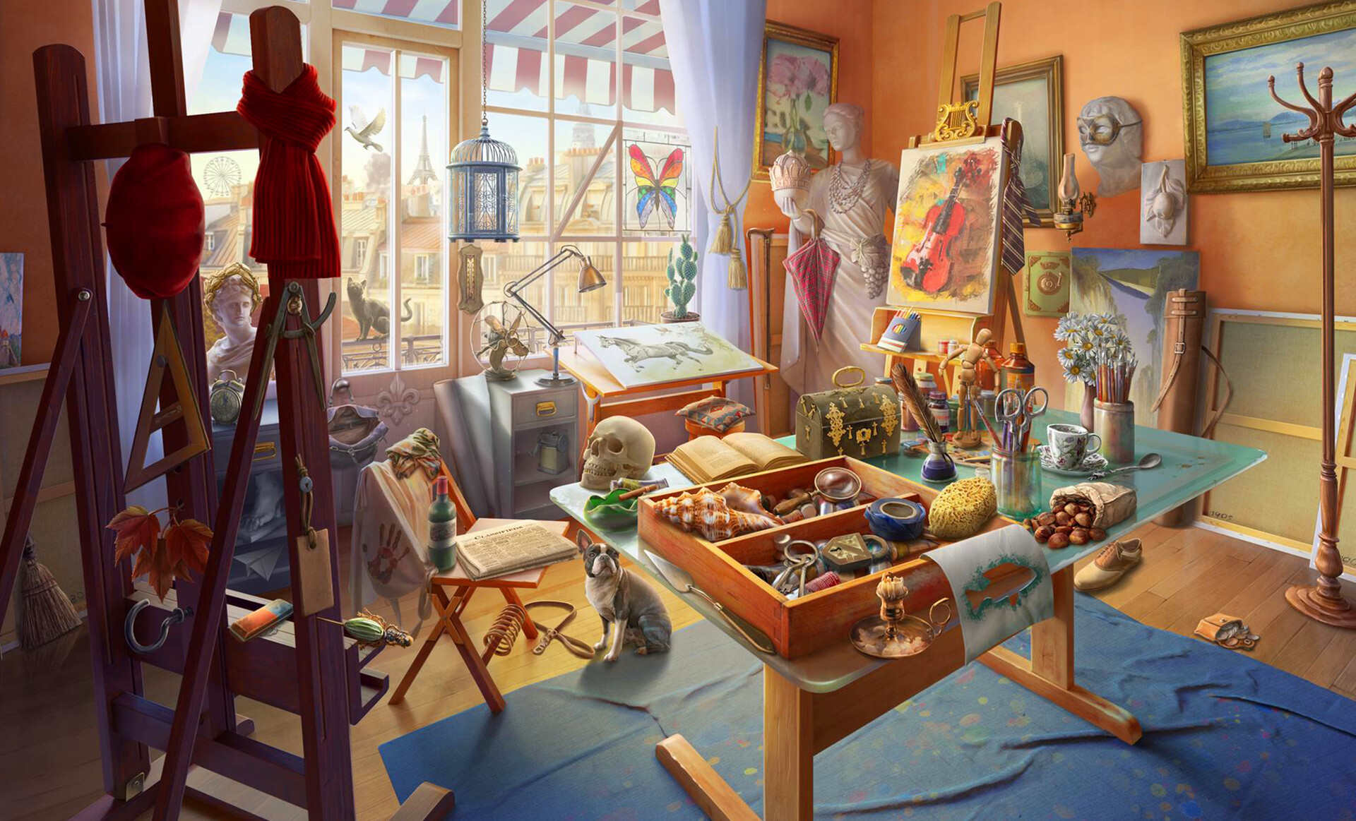 ArtStation - Artwork for the amazing June's Journey game