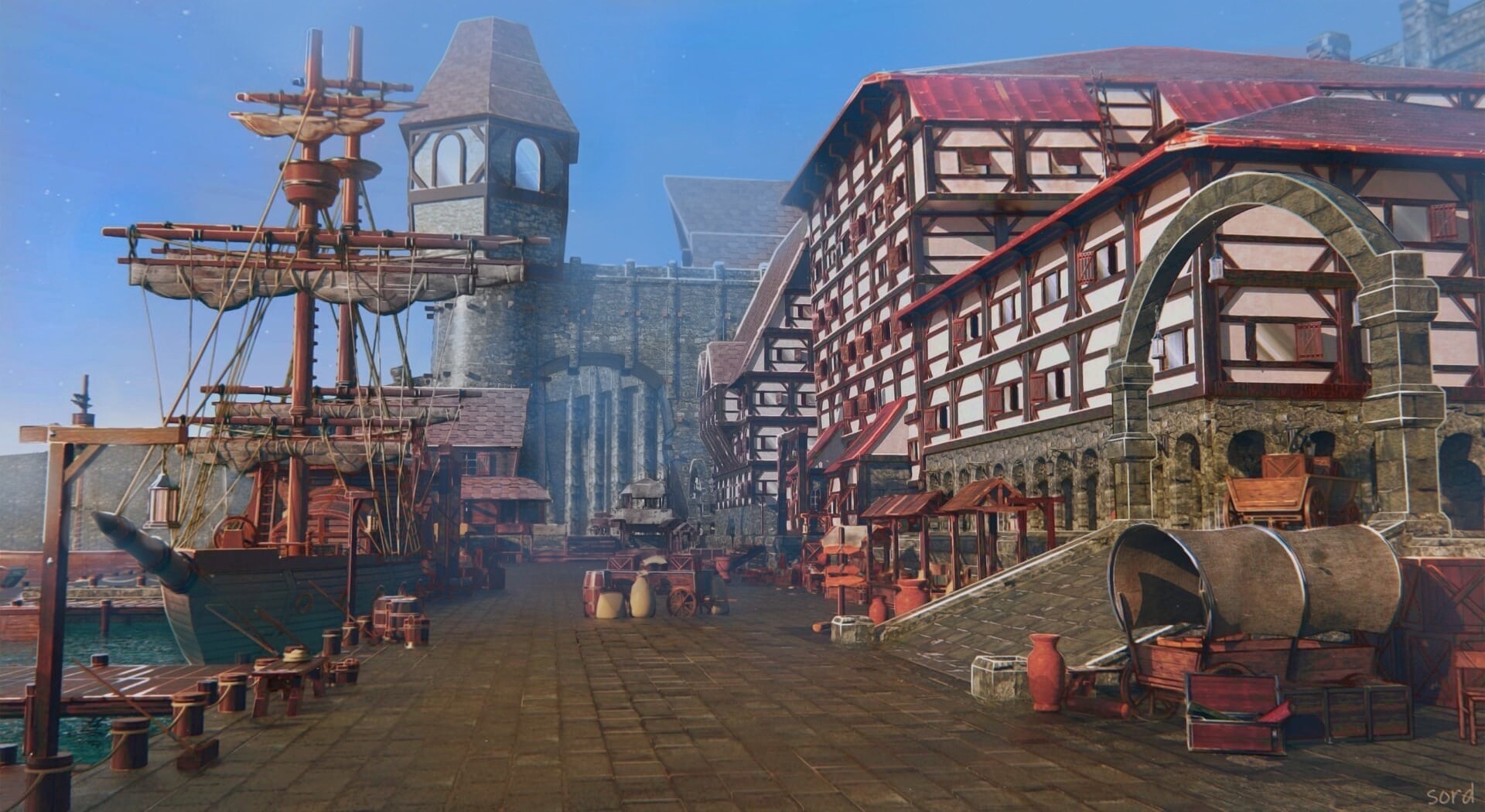 Alexander Sord - medieval harbor