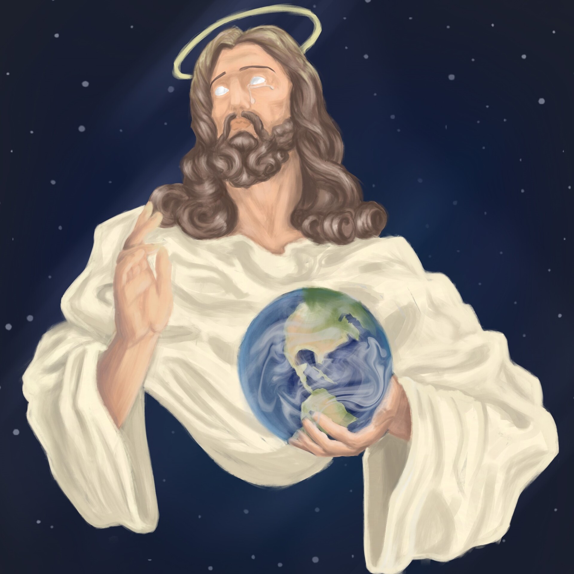 ArtStation - Crying God