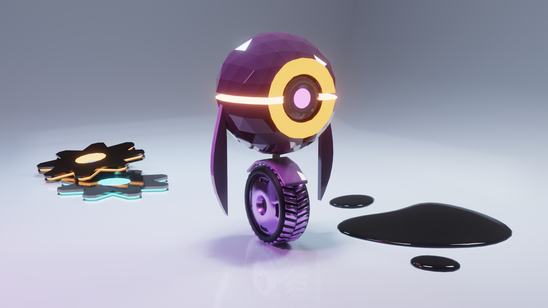 ArtStation - Mini Robot Artwork