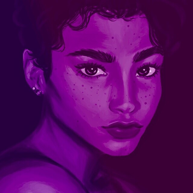 ArtStation - Purple study