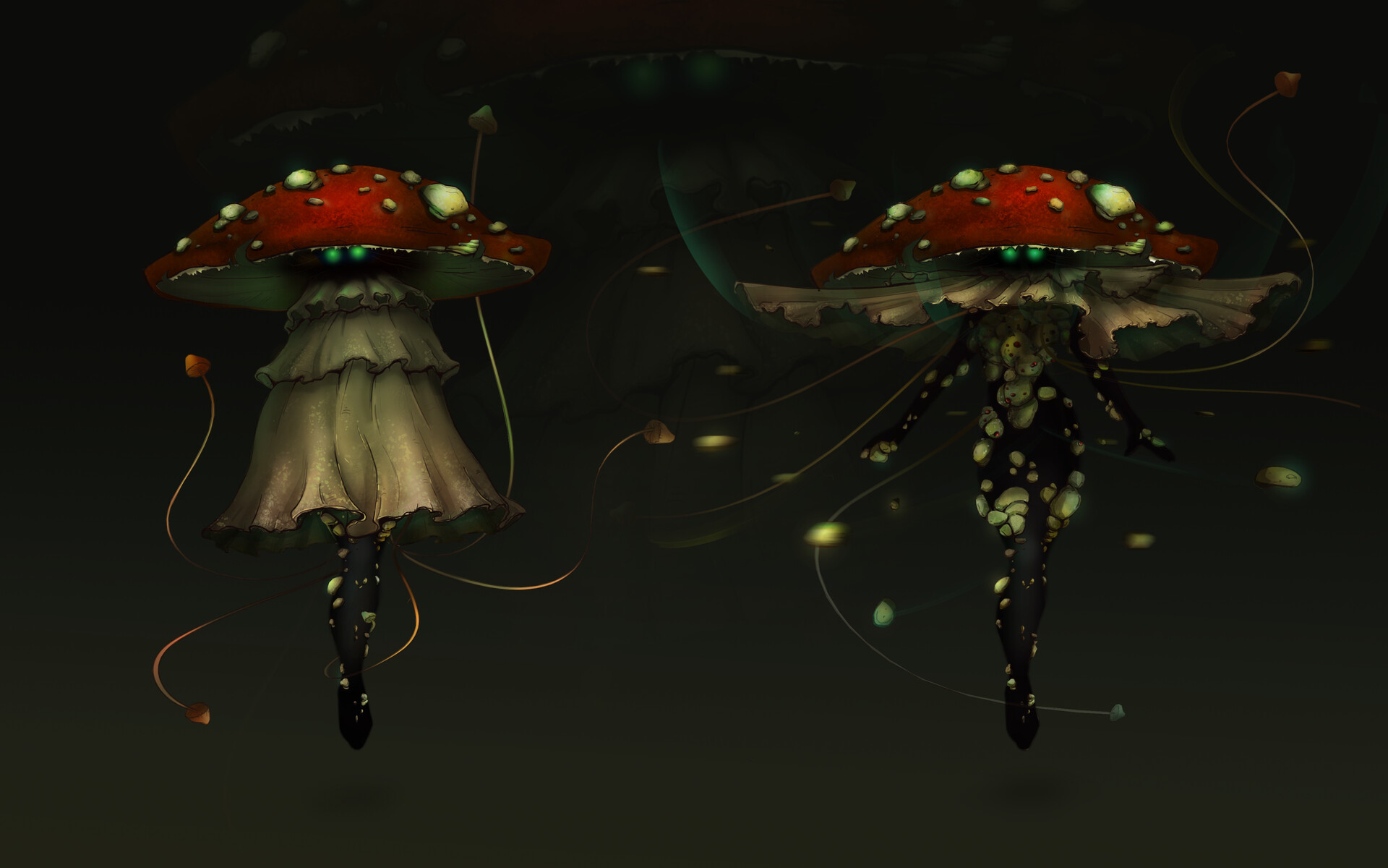 ArtStation - SPIRITS OF THE FOREST