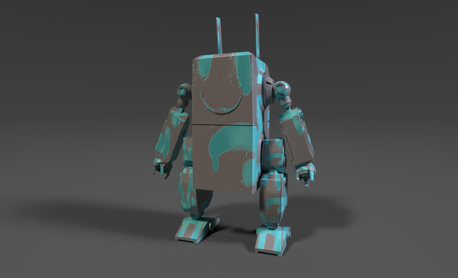 ArtStation - Spray paint robo