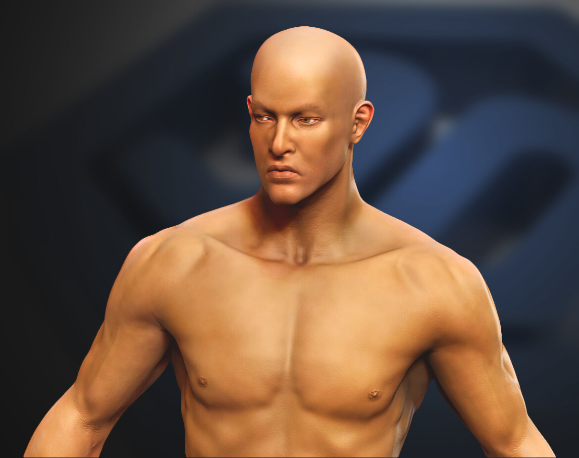 ArtStation - Man Body Sculpt Study