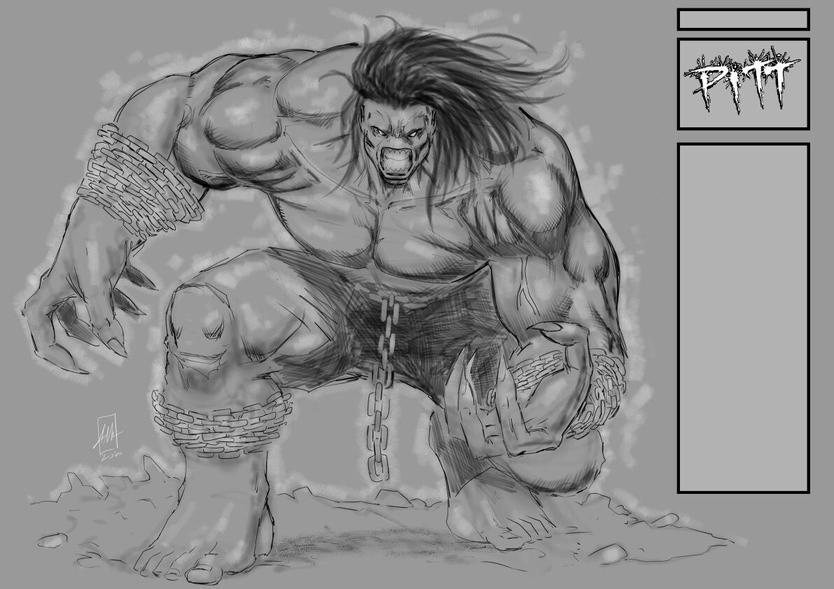 ArtStation - Pitt Full Illustration (Image Comics)