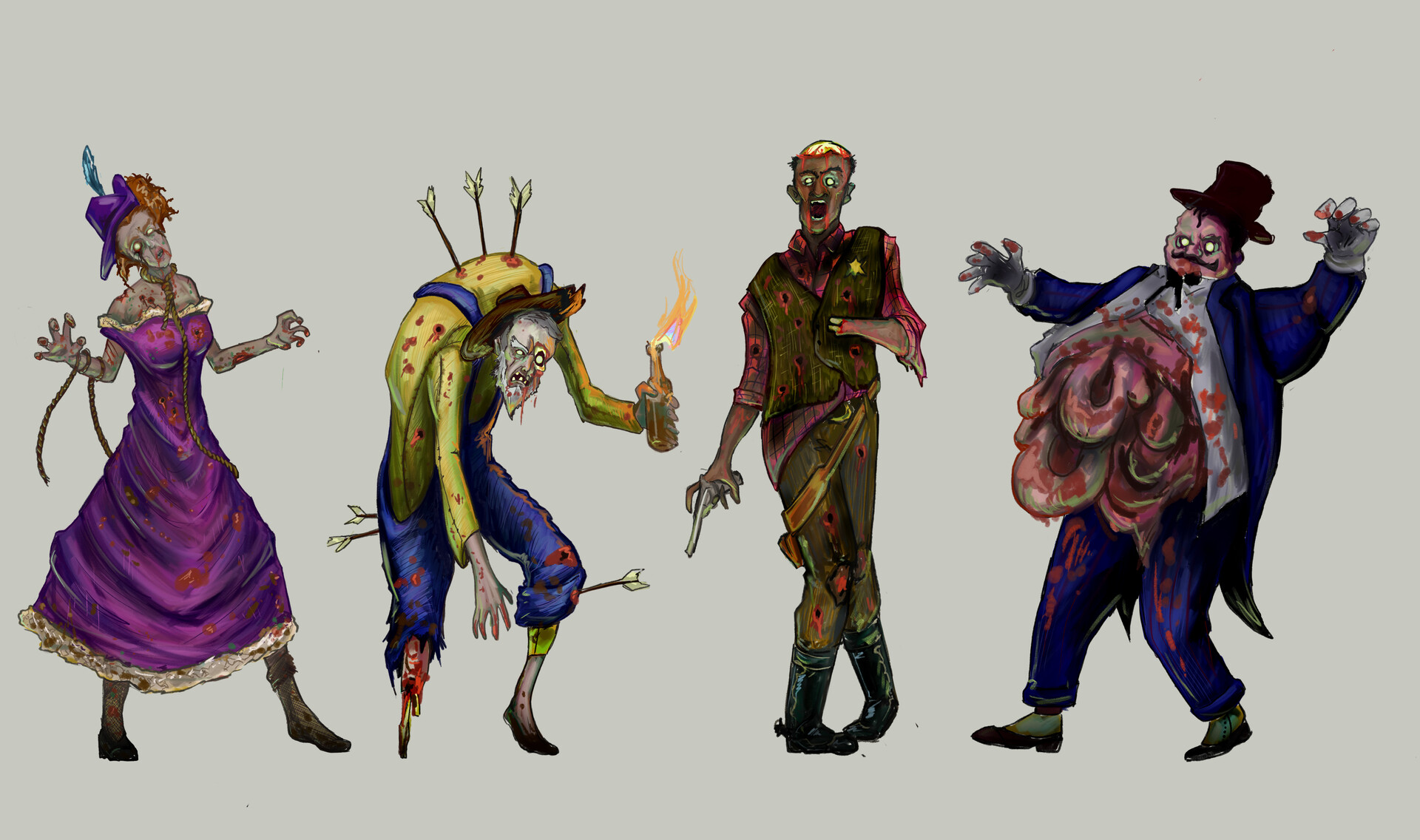 ArtStation - Zombie Westerners