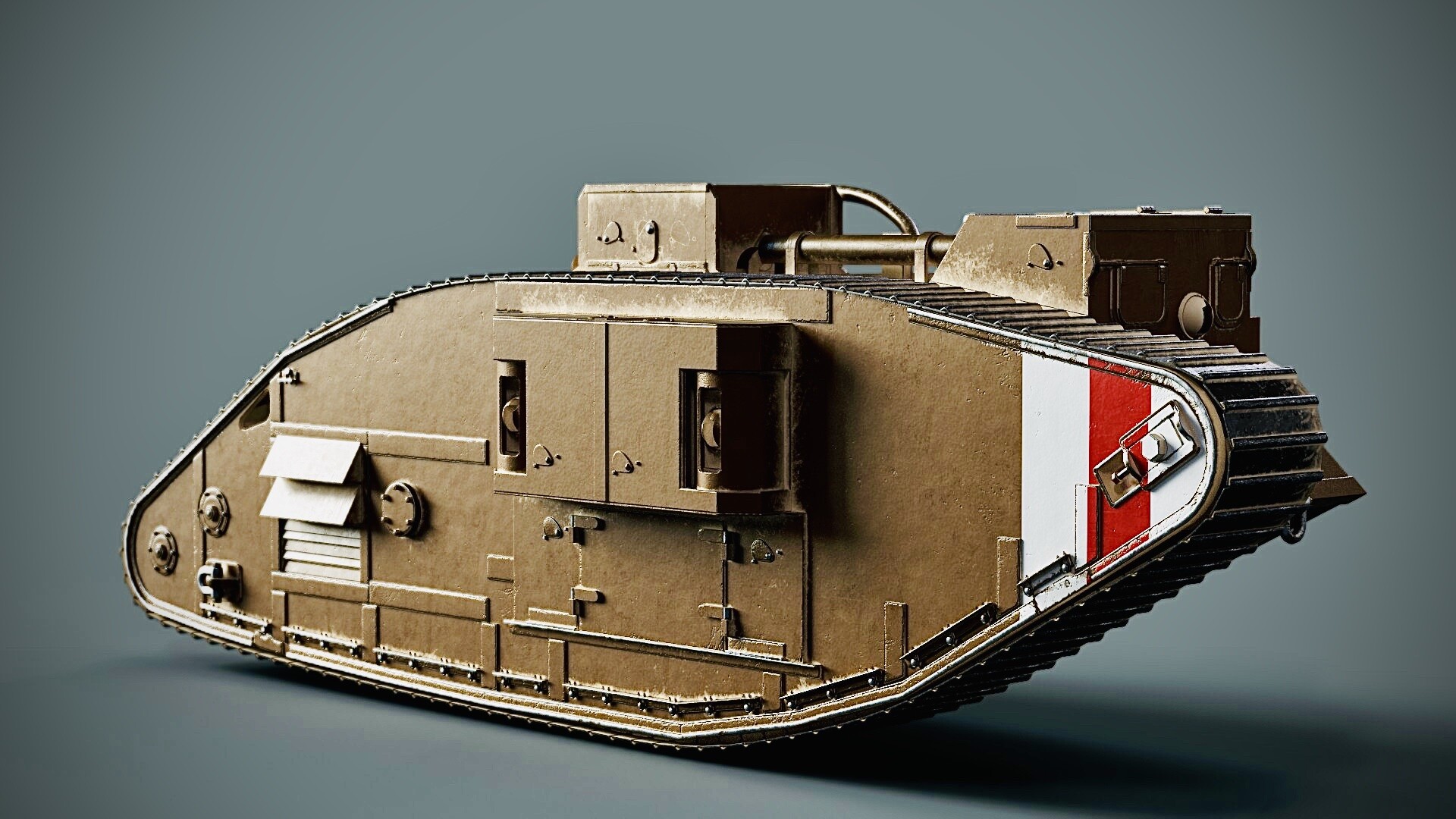 ArtStation - WIP Mk5 Female Tank