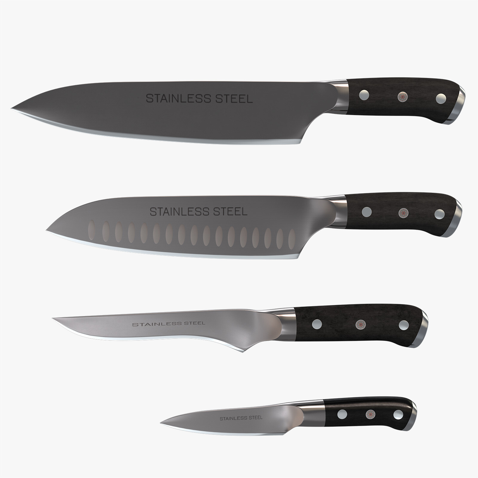 ArtStation - Kitchen Knife Set