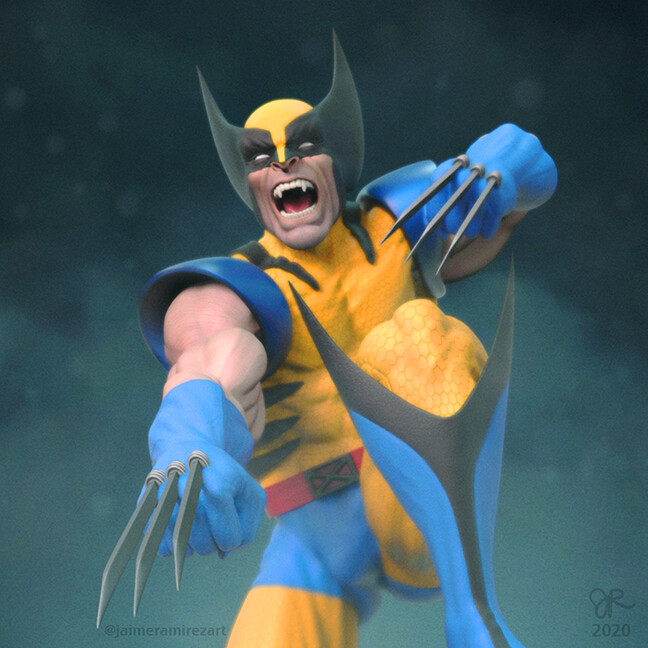 Jaime Ramirez - ZBrush: Wolverine W.I.P.