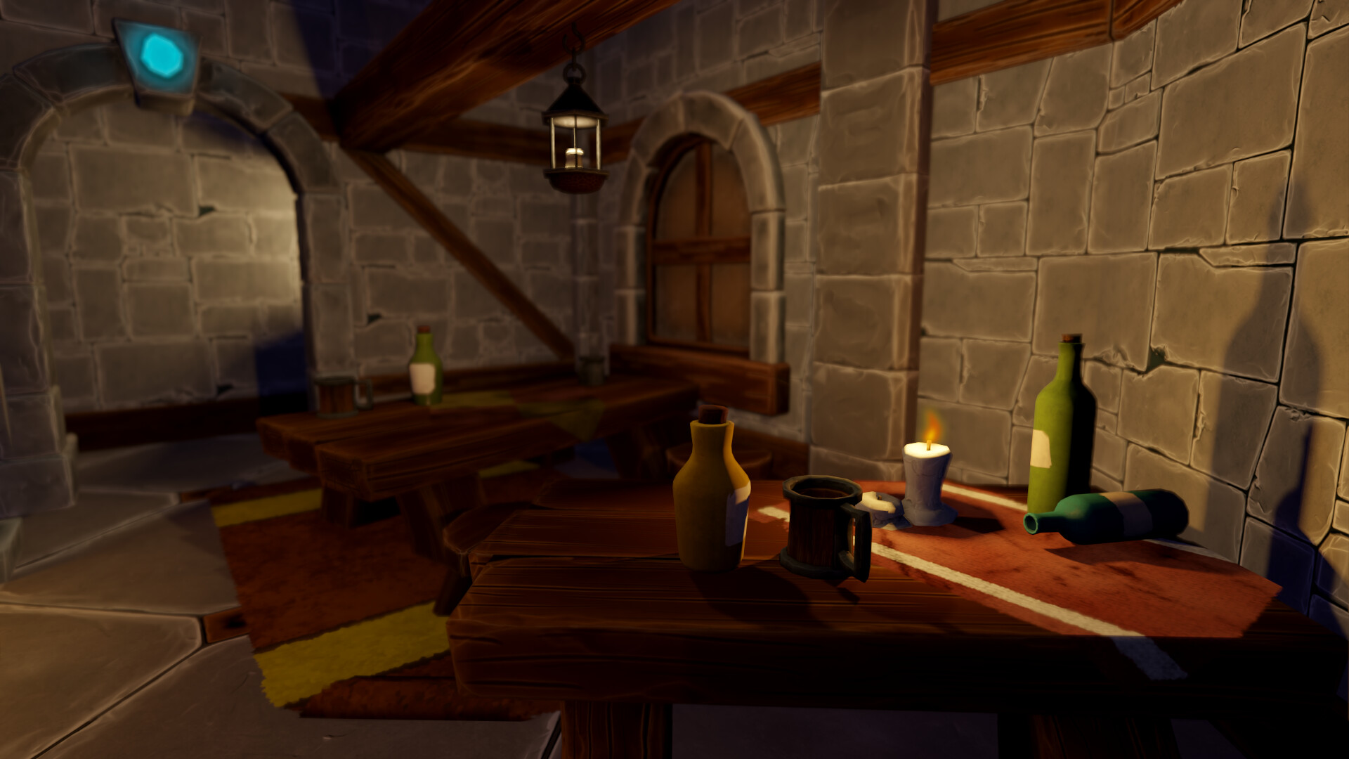 ArtStation - Tavern Cartoon - Low Poly