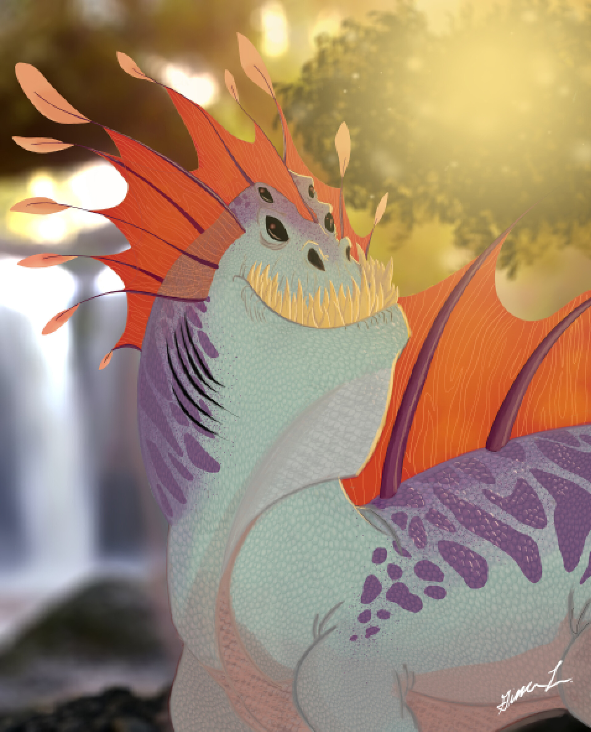 ArtStation - Sea Dragon Design