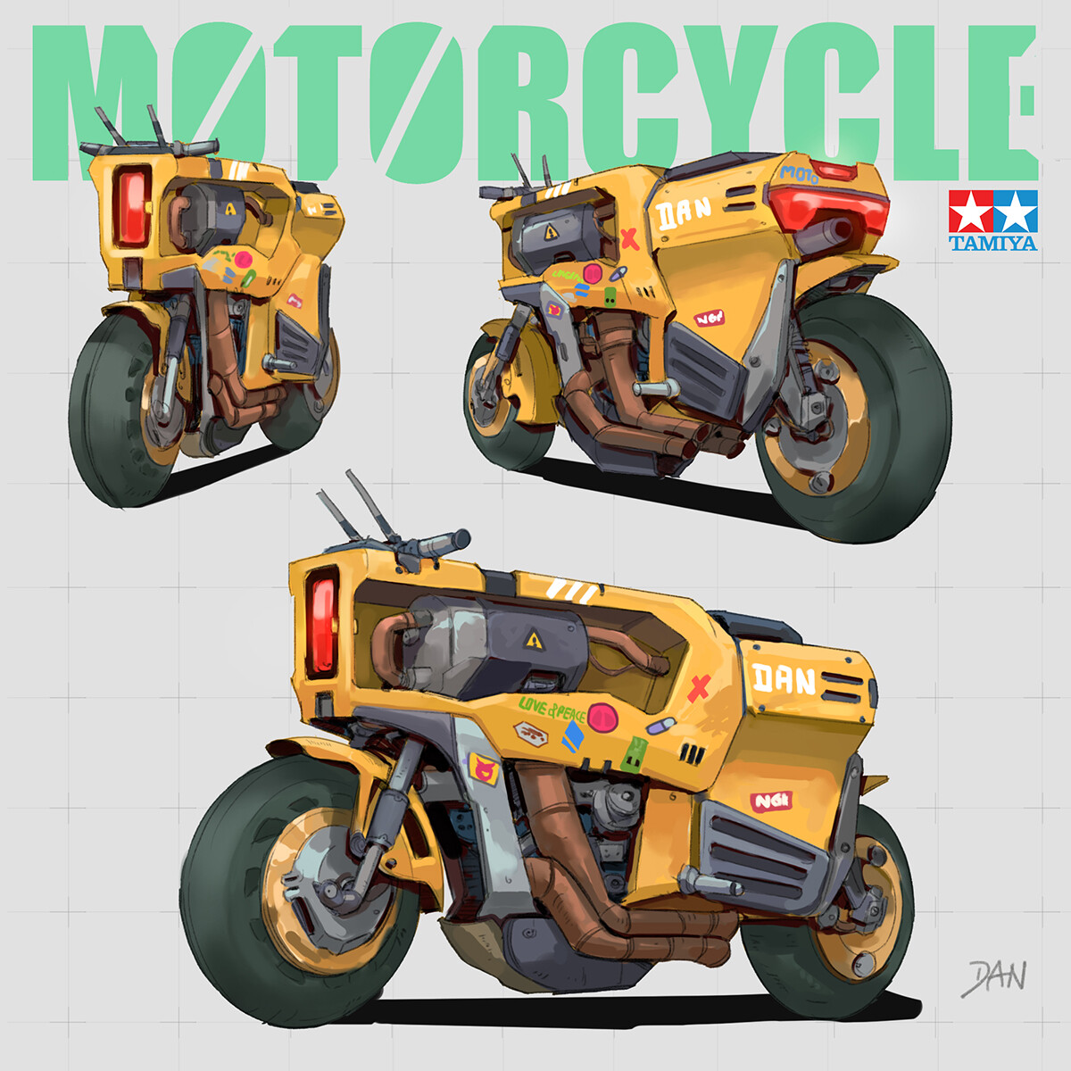 ArtStation - bike design doodle