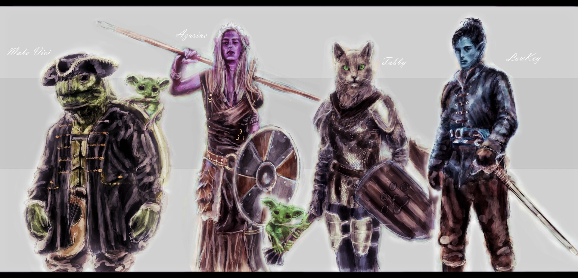 ArtStation - DnD Group Commission