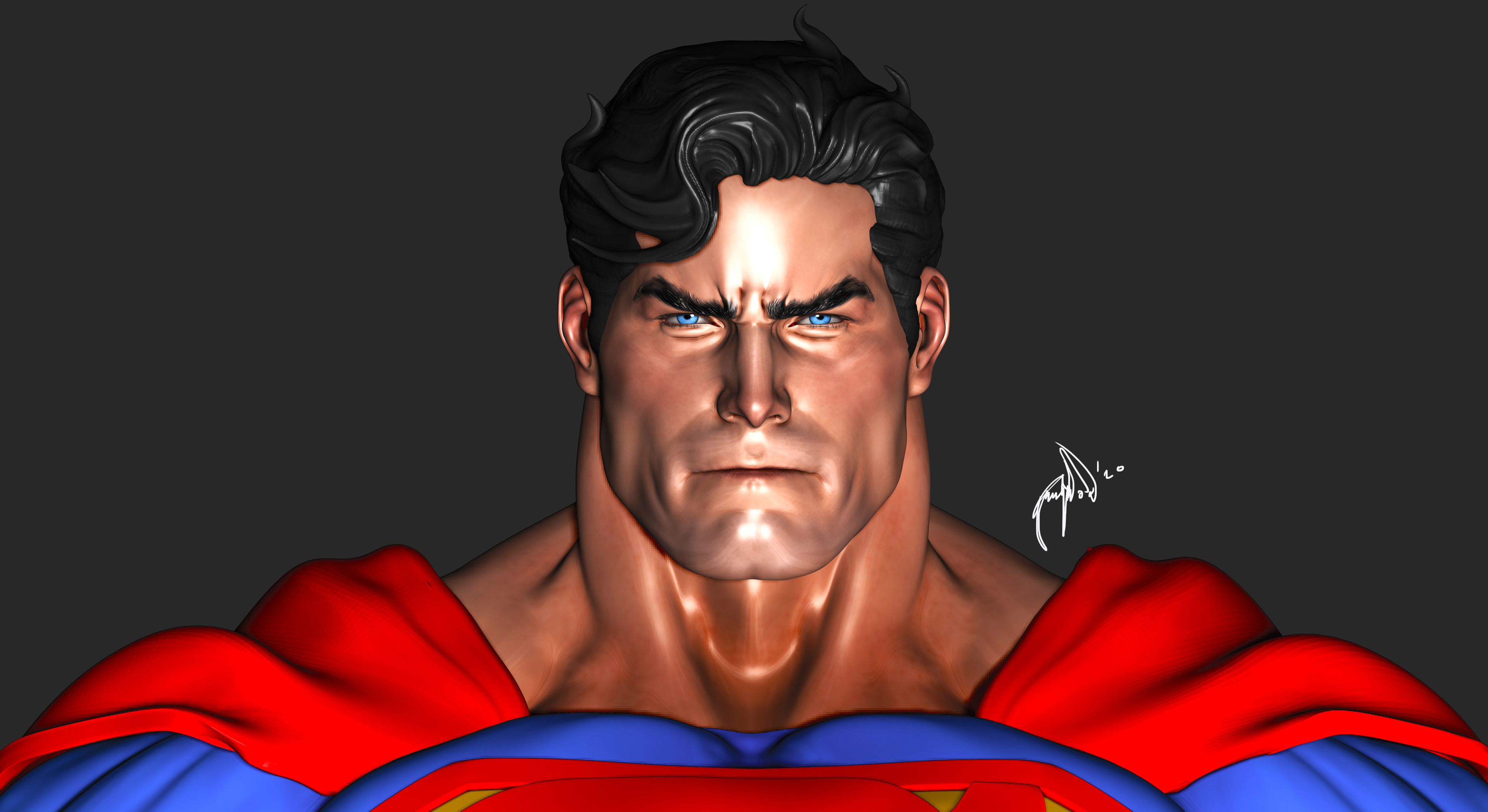 Superman Mad Face