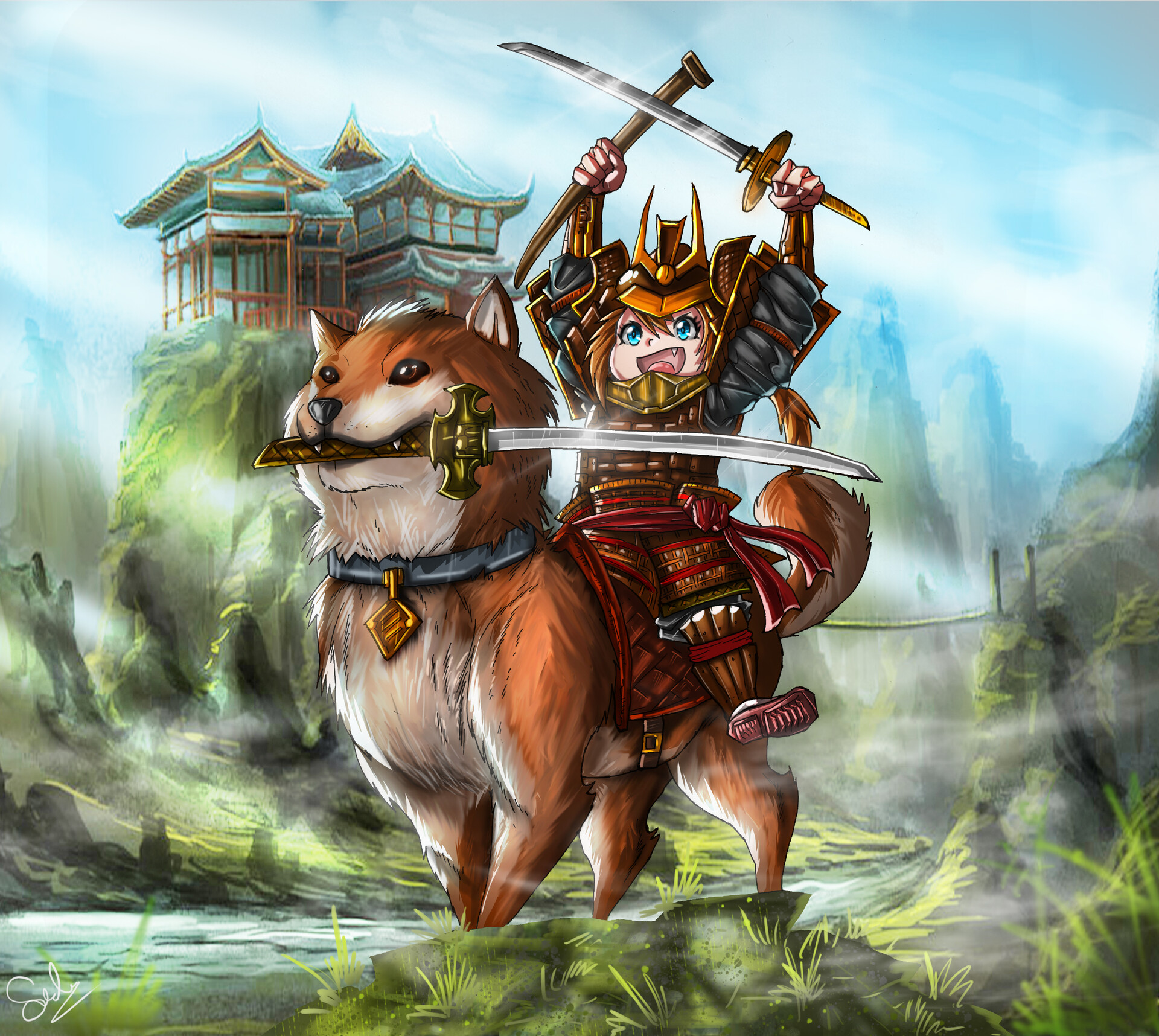 ArtStation - Character Illustration: June