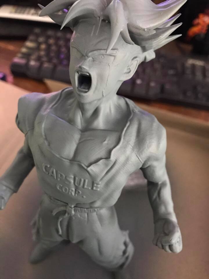 ArtStation - MIRAI TRUNKS 3D - Transformation ( Gohan Death )