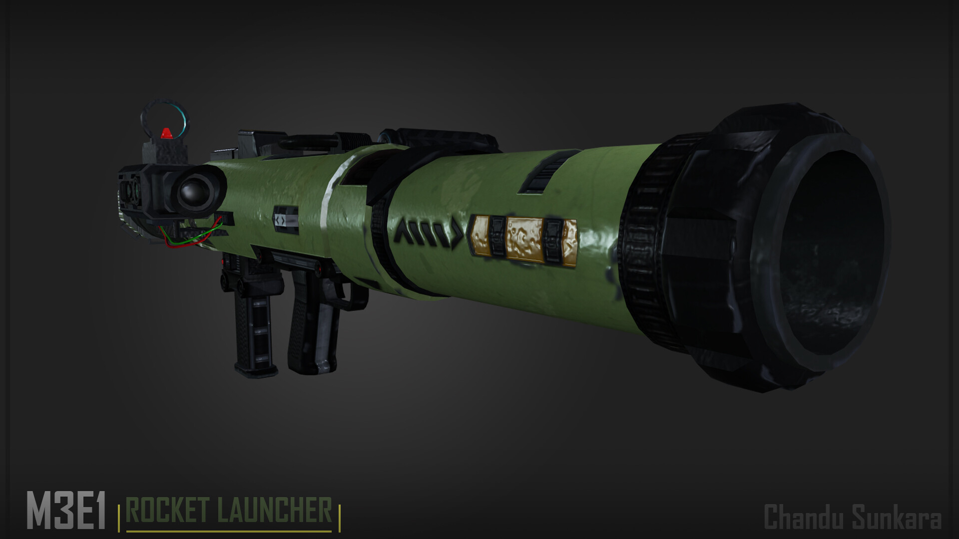 ArtStation - M3E1 Rocket Launcher
