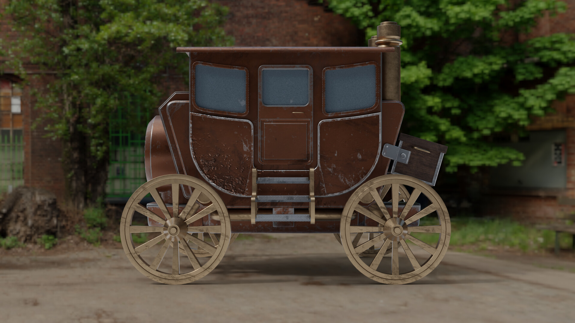 Designer Here - Steampunk Wagon Concept