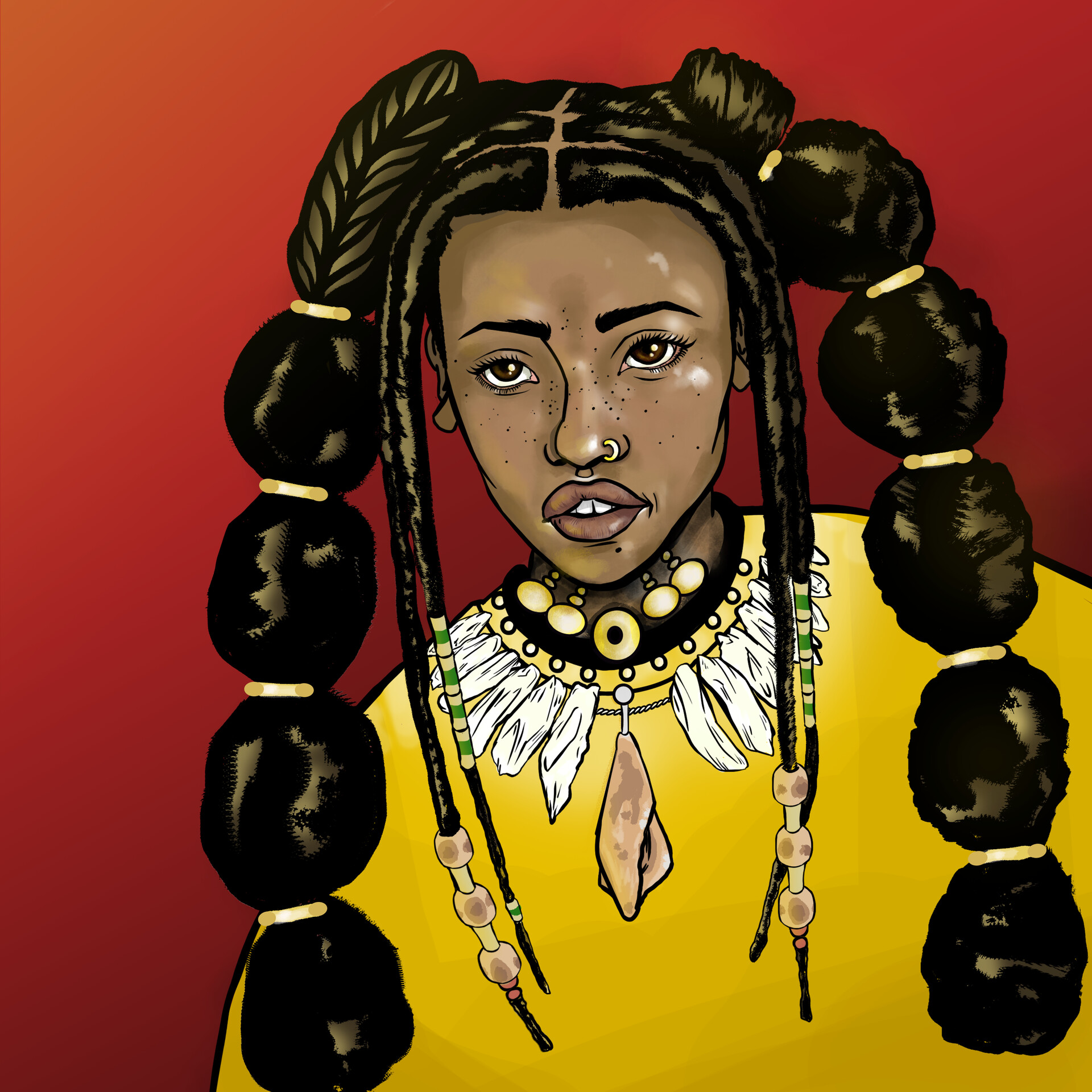 ArtStation - Gold Girl