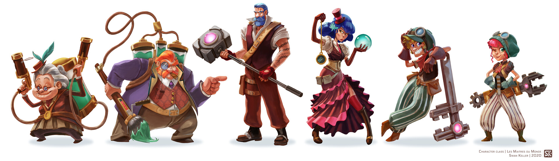 ArtStation - Steampunk character class