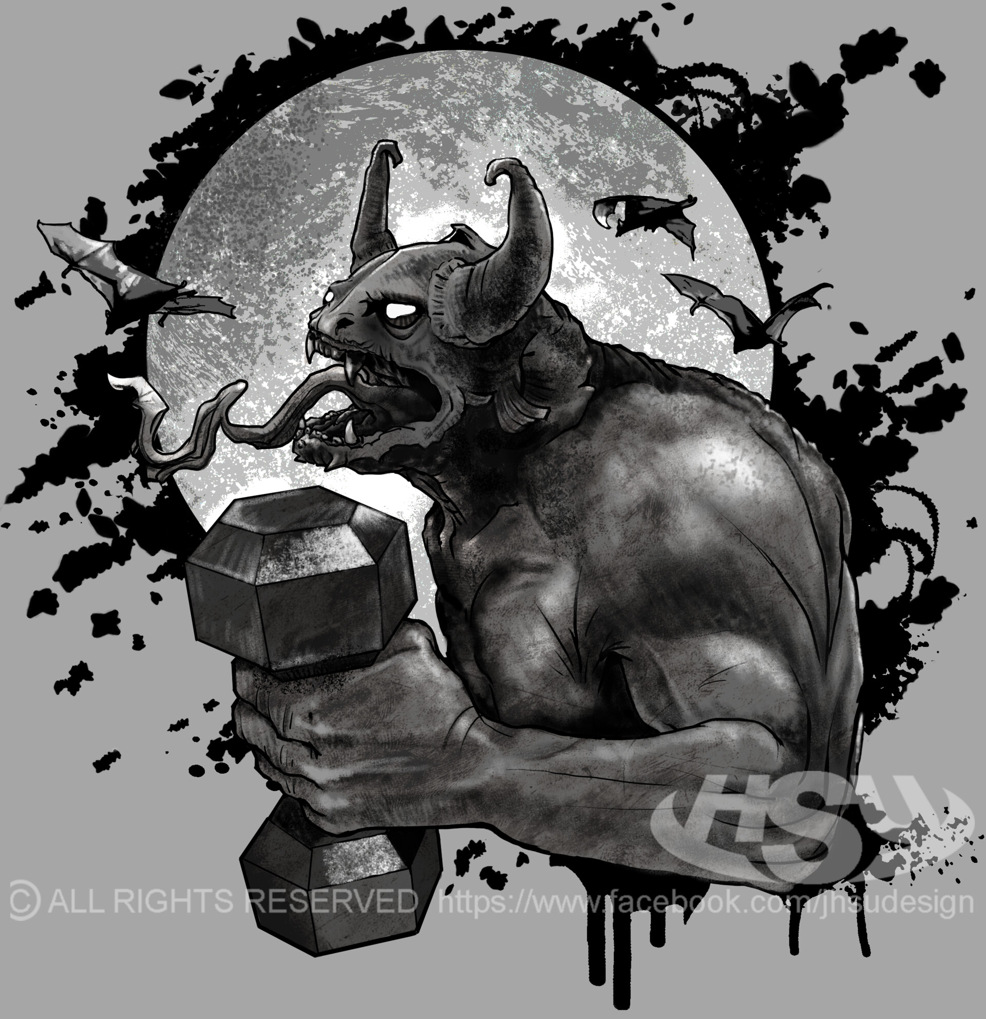 ArtStation - Bulky Demon