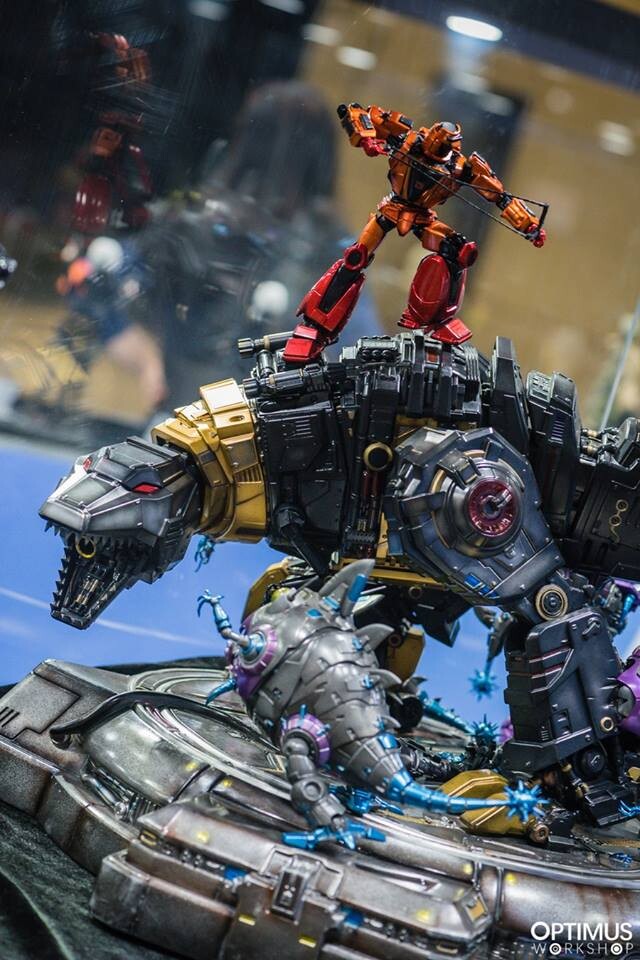 ArtStation - Grimlock batlle scene