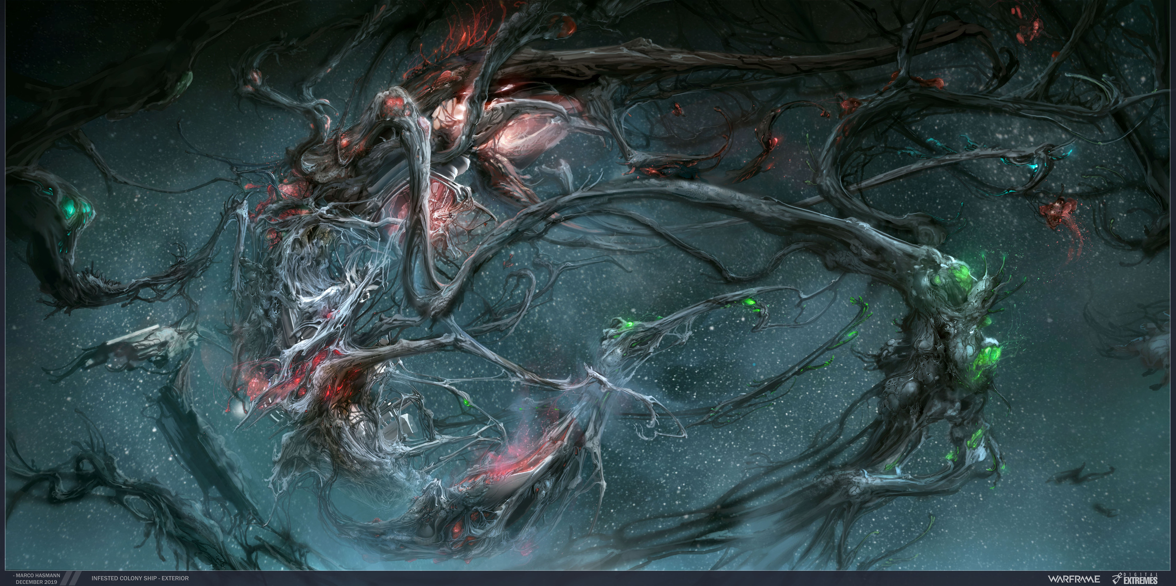 Warframe - Deimos Landscape Concept by Marco Hasmann : r ...