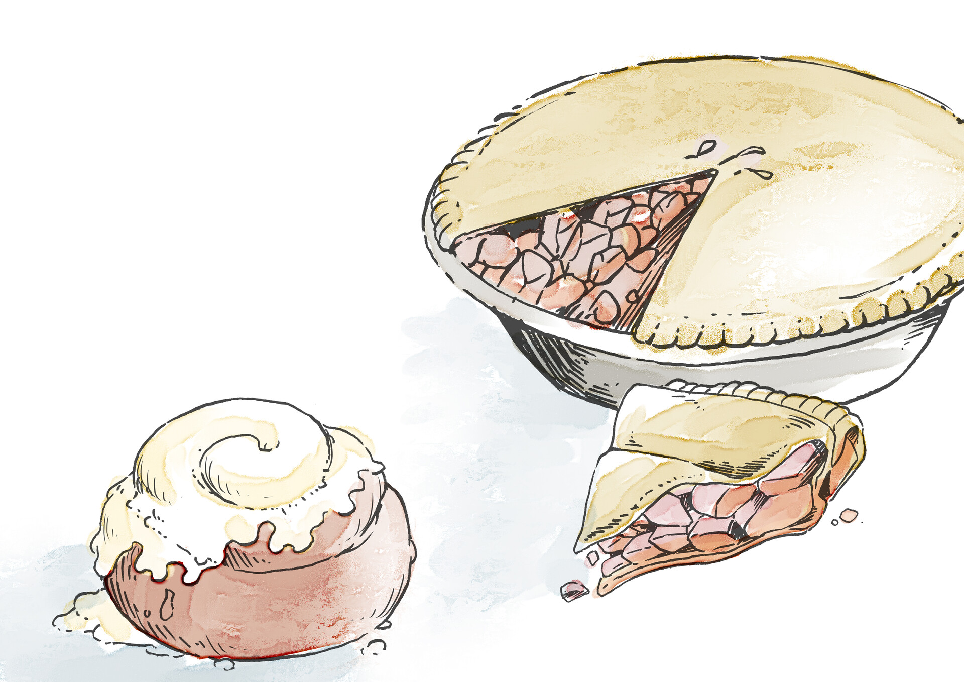 Hyoga Erlangga - Tavern Food Concept Art