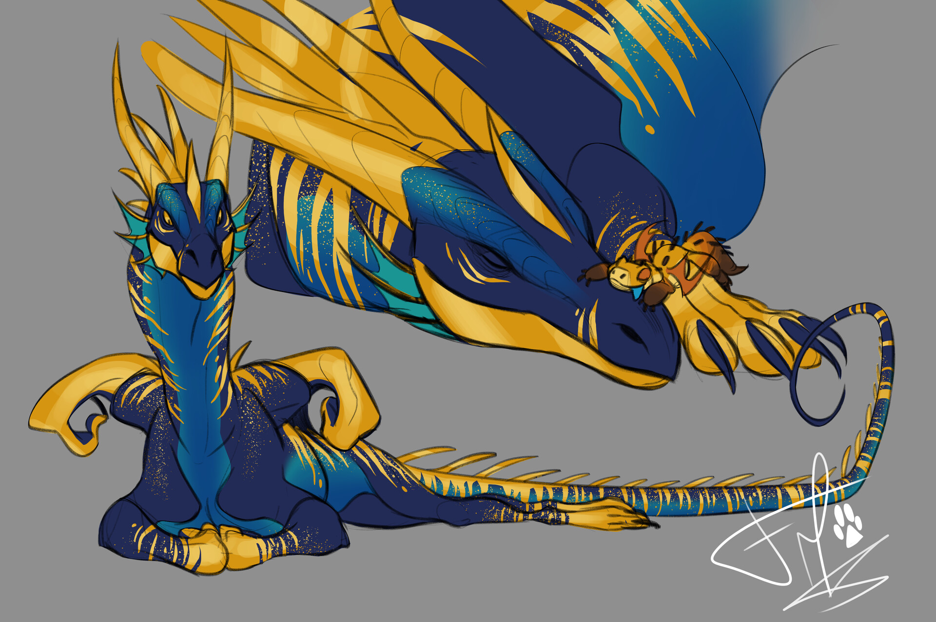 ArtStation - Sameera's dragon form