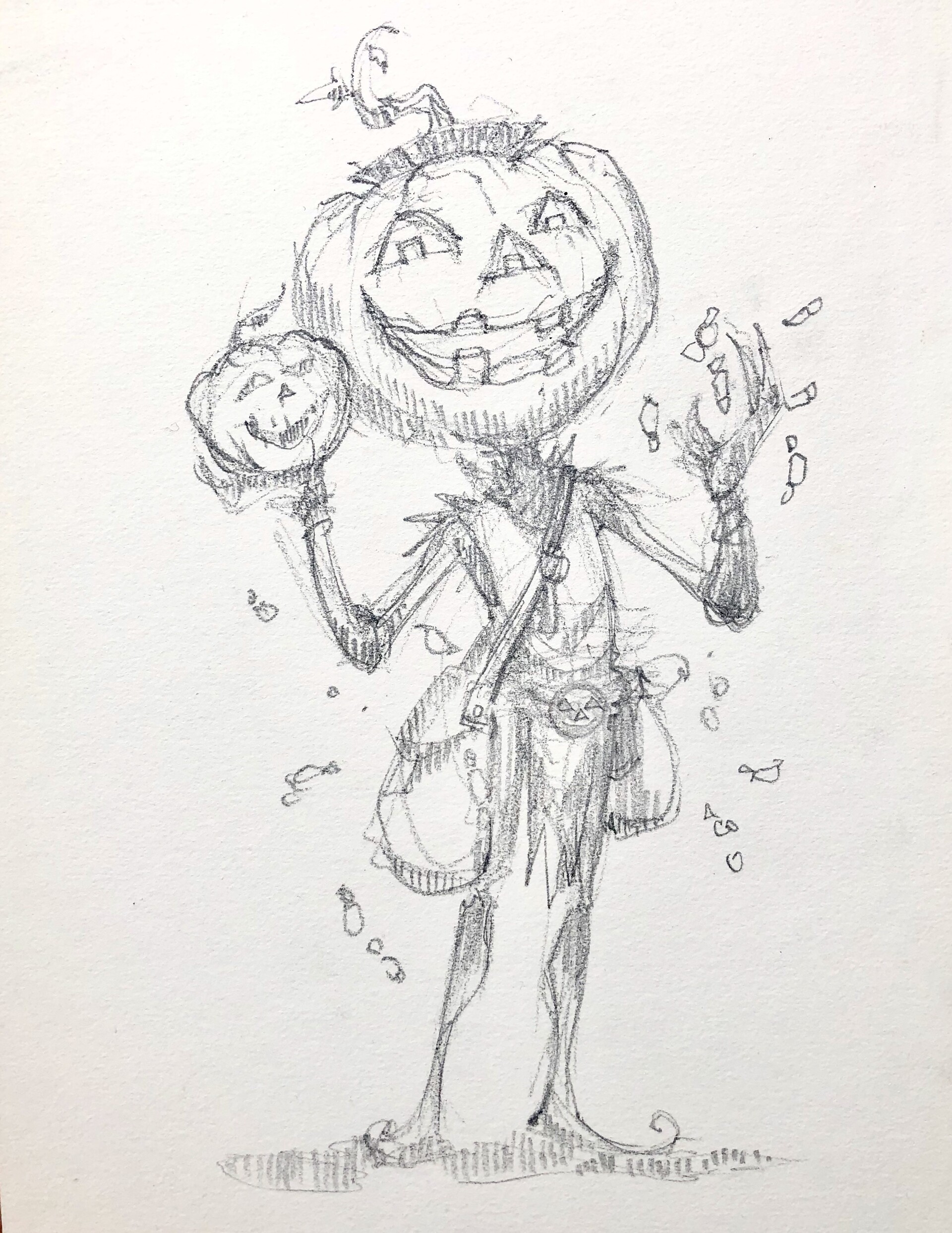 ArtStation - Halloween Inktober sketch