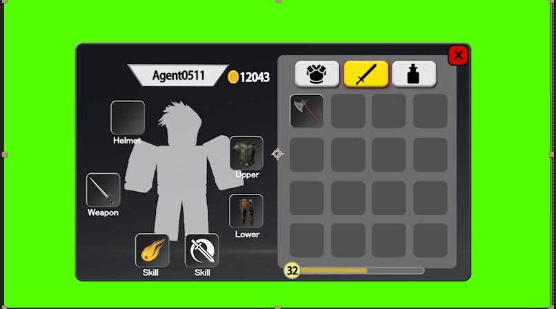 ArtStation - RPG Inventory GUI Concept (Simple)