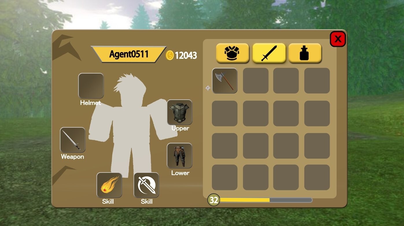 rpg inventory ui