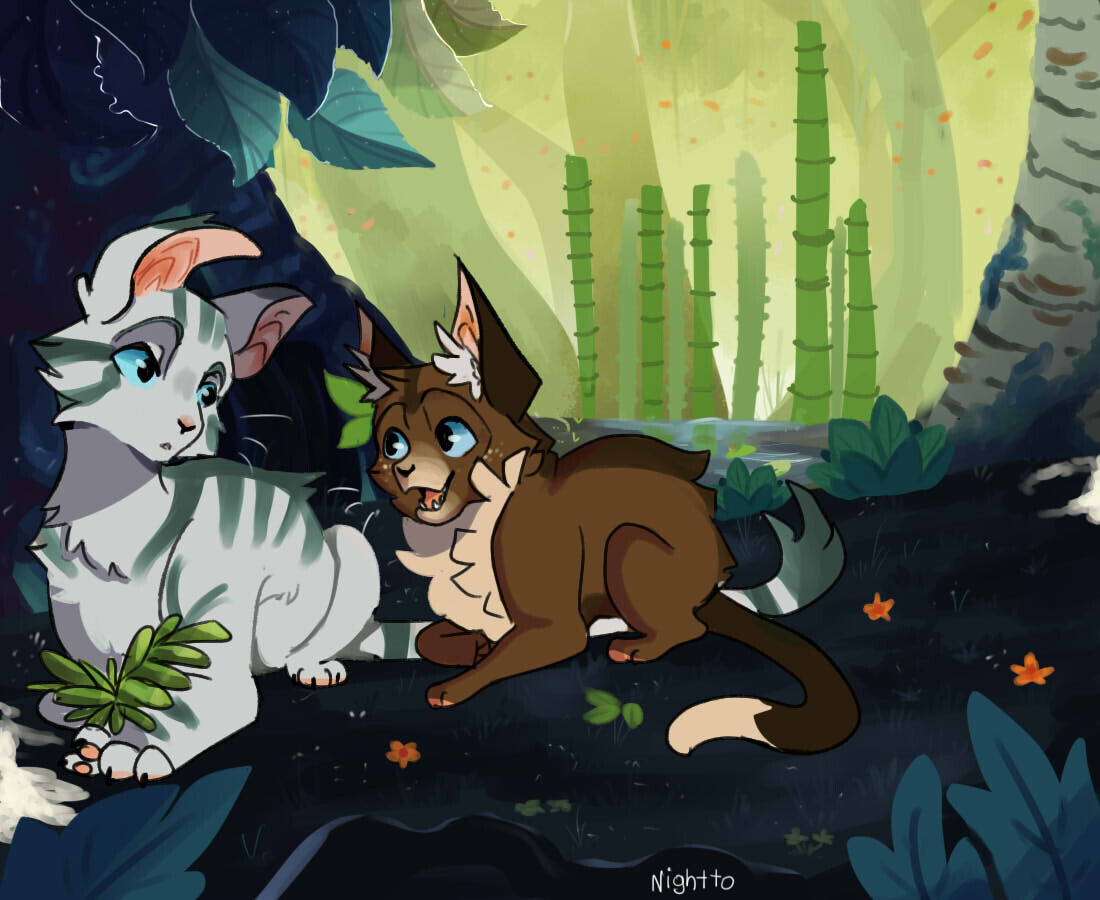 ArtStation - Forest cats